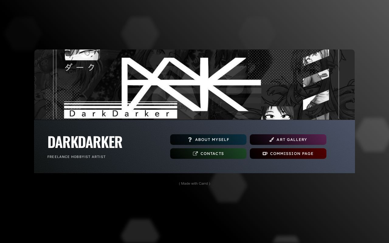 DarkDarker's Carrd